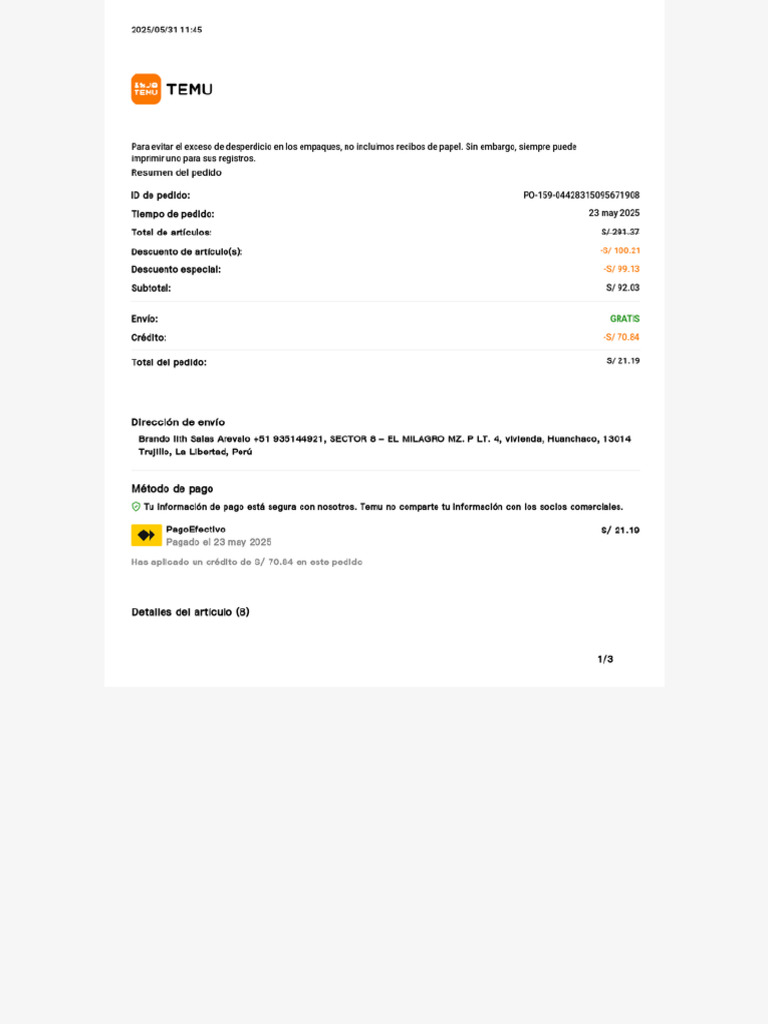 Temu Web Document | PDF