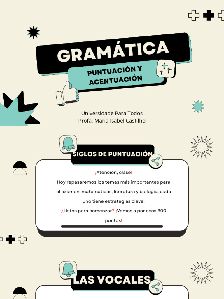 Puntuación y Acentuación | PDF | Sintaxis | Fonética