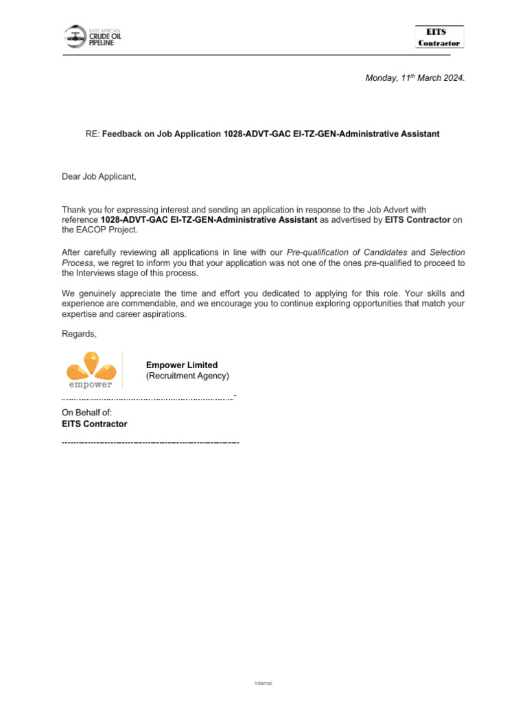 1028 ADVT GAC EI TZ GEN Administrative Assistant | PDF