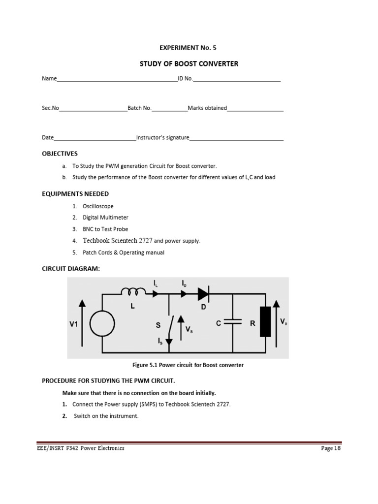 Experiment-5 Power Electronics | PDF | Power Electronics | Power Supply
