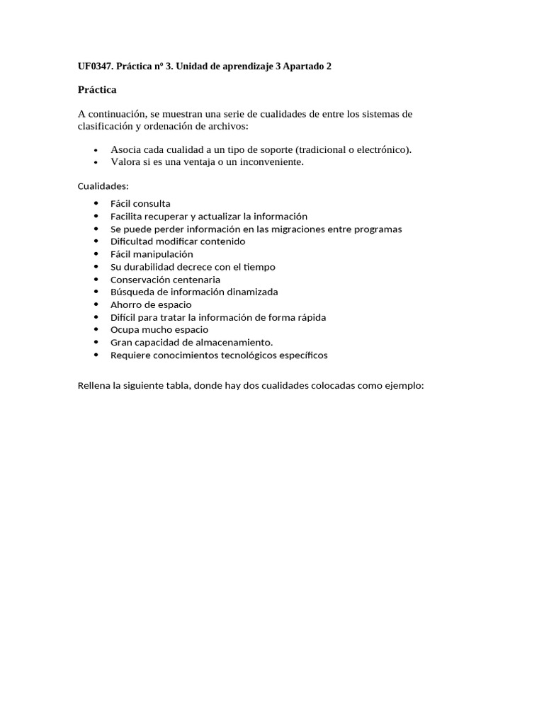 UF0347. Práctica #3. Unidad de Aprendizaje 3 Apartado 2 | PDF