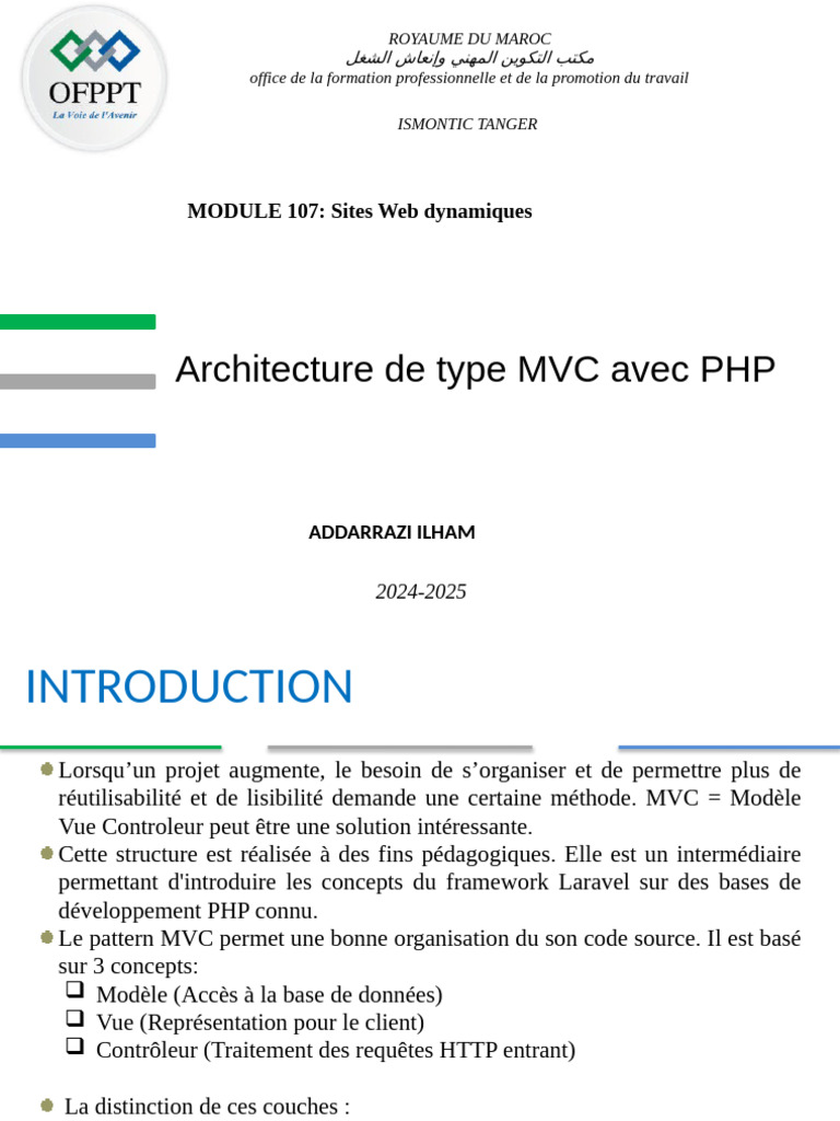 10_MVC | PDF | Modèle-vue-contrôleur | Architecture d'un système