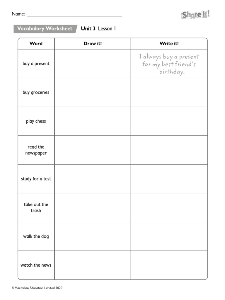Unit 3 5th Grade Voc | PDF