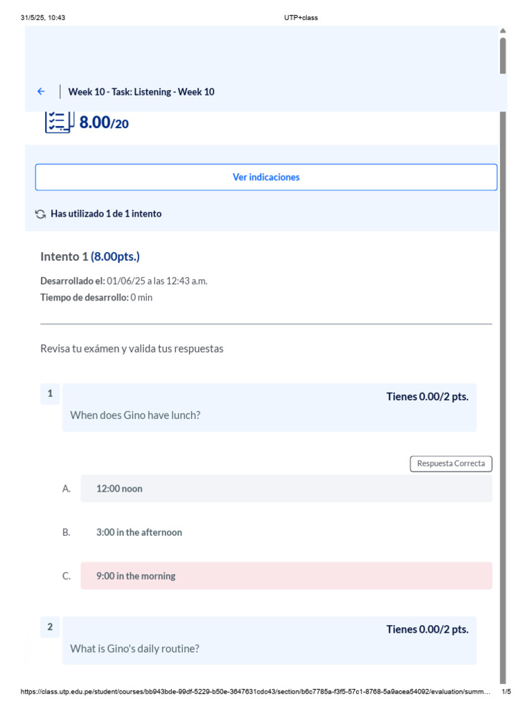 Week 10 Listening Task Overview | PDF | Meal | Eating Behaviors Of Humans