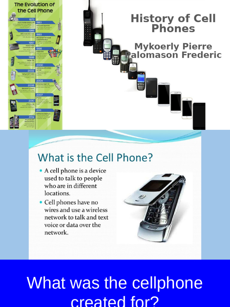 The History of Telephones and Cellphones | PDF | Smartphone | Mobile Phones