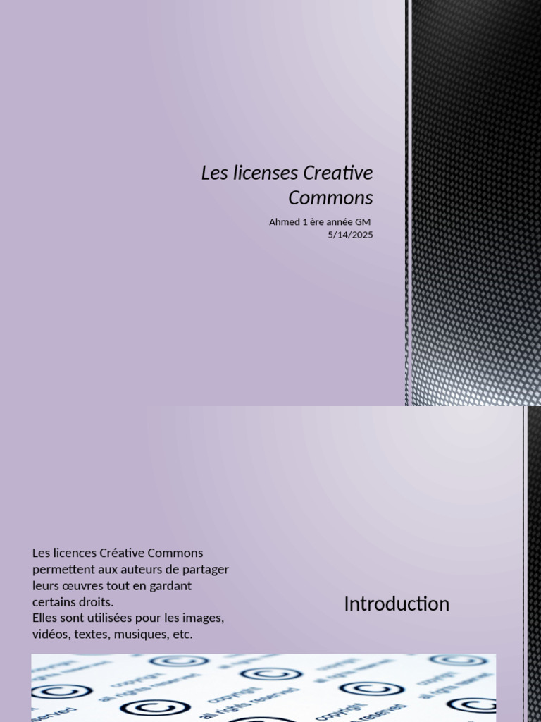 Les Licenses Creative Commons | PDF