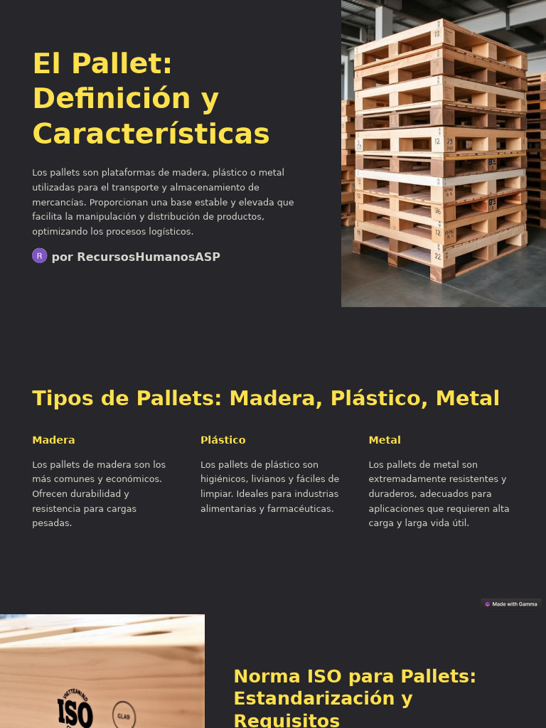 El-Pallet | PDF | Paleta | Producción y fabricación