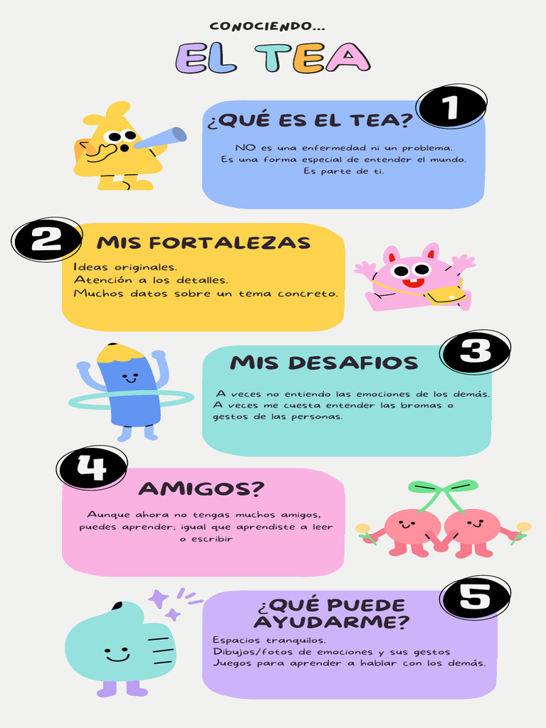 ¿Qué es el TEA (1) | PDF | Autismo | Las emociones