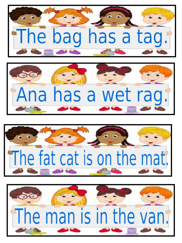 Short Vowel Sounds-Sentences | PDF