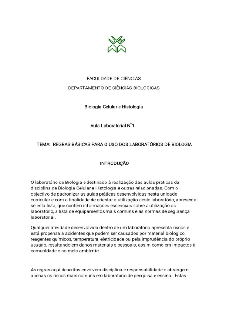 Aulas Praticas de BCH (1-3) 2025 | PDF