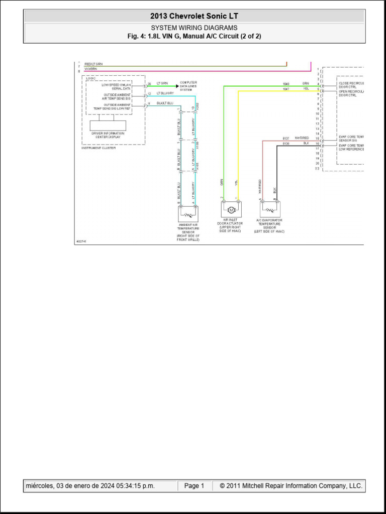 Sonic Temp Amb | PDF