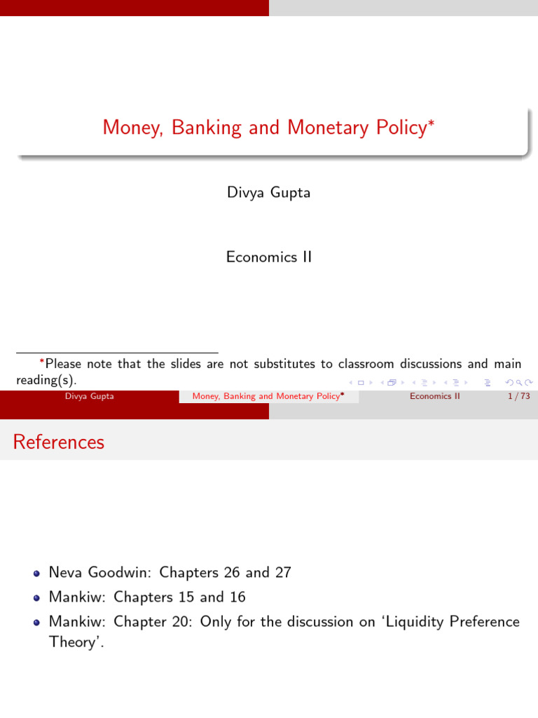 Understanding Money and Monetary Policy | PDF | Money Supply | Money