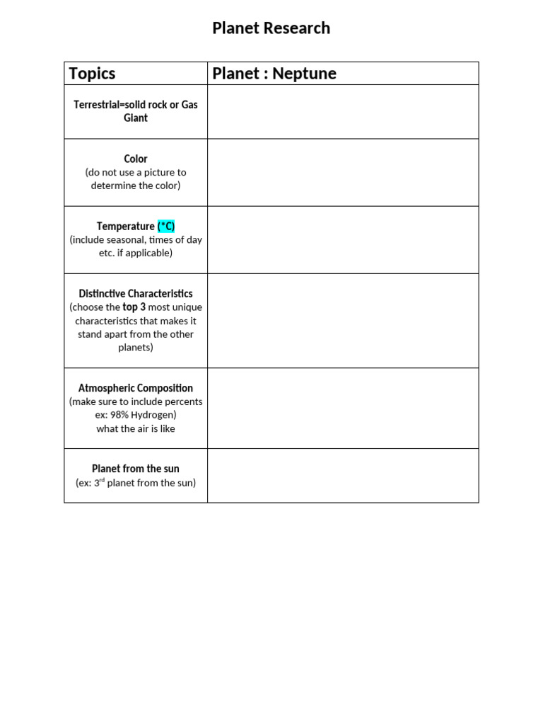 Passport Planet Research | PDF