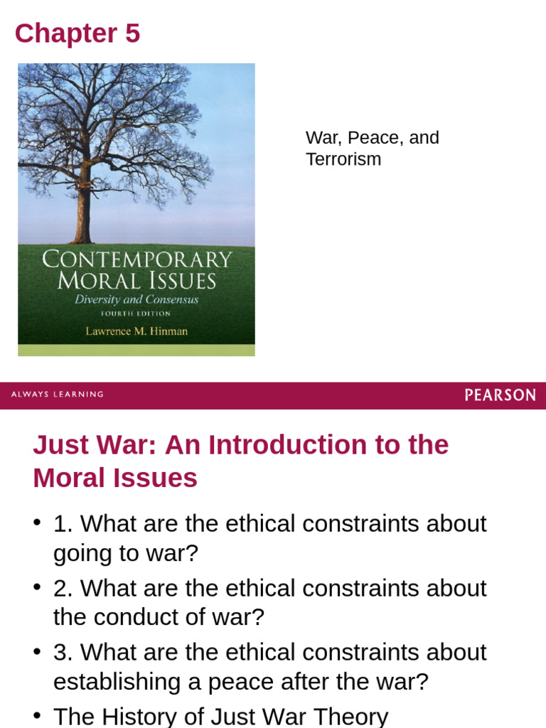 War, Terrorism and Peace | PDF | Just War Theory | Law Of War