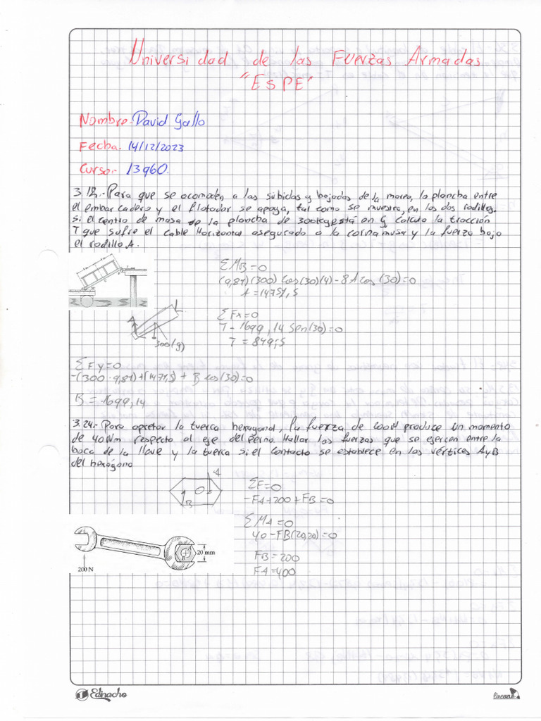 Gallo David Tarea4 Primera Unidad 13960 | PDF