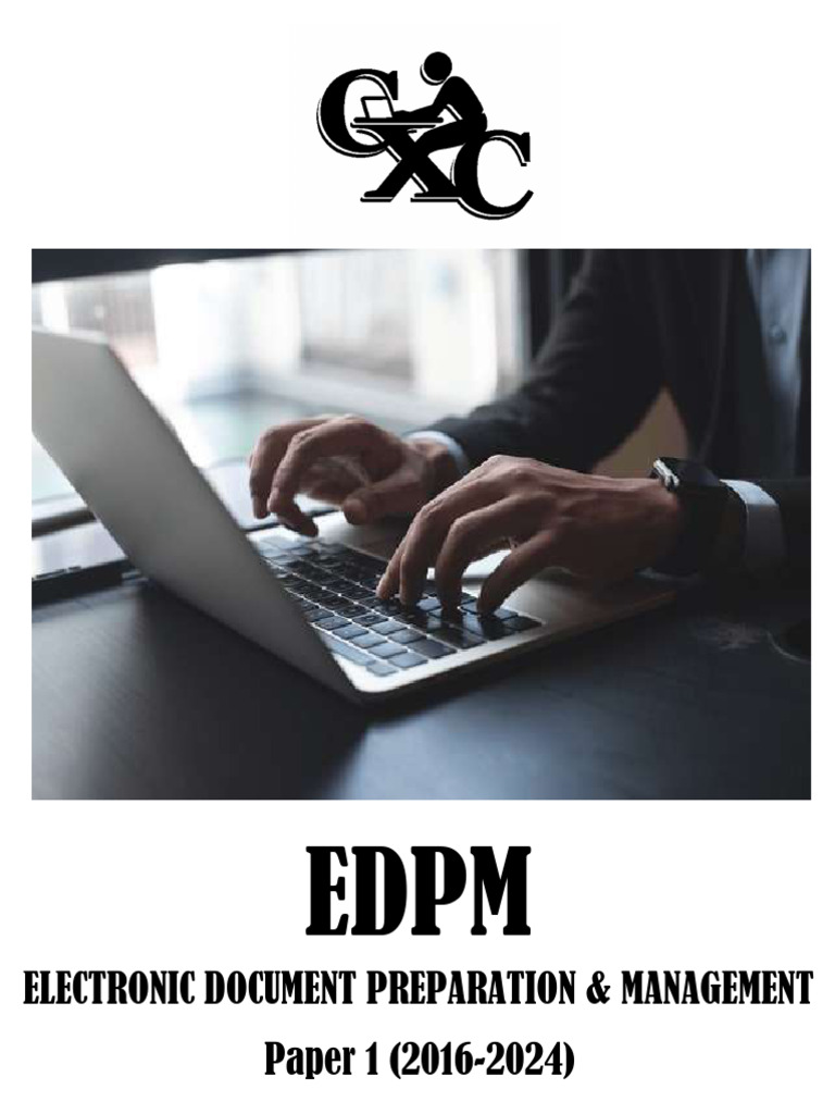 EDPM Paper 1s (Specimen-2024) | PDF | Computer Data Storage | Usb Flash ...