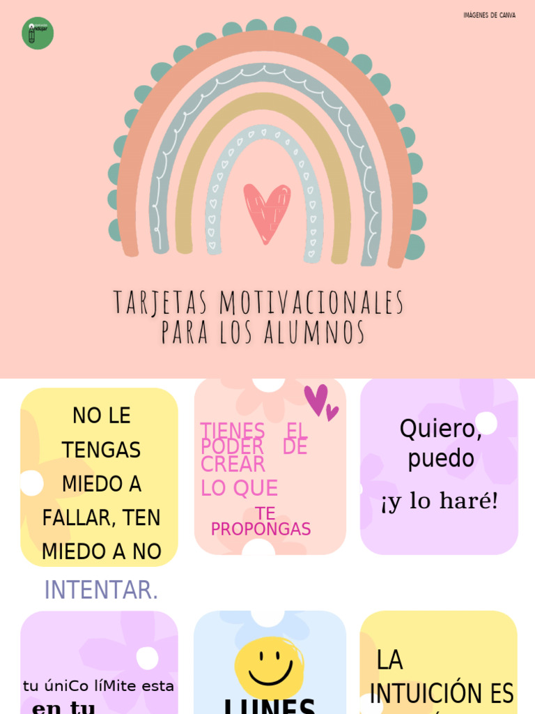 Molonas Tarjetas Motivacionales | PDF
