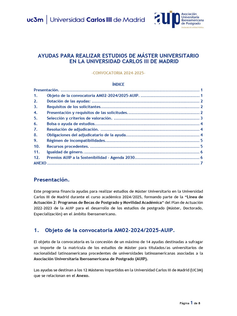 Bases Uc3m 2024 | PDF