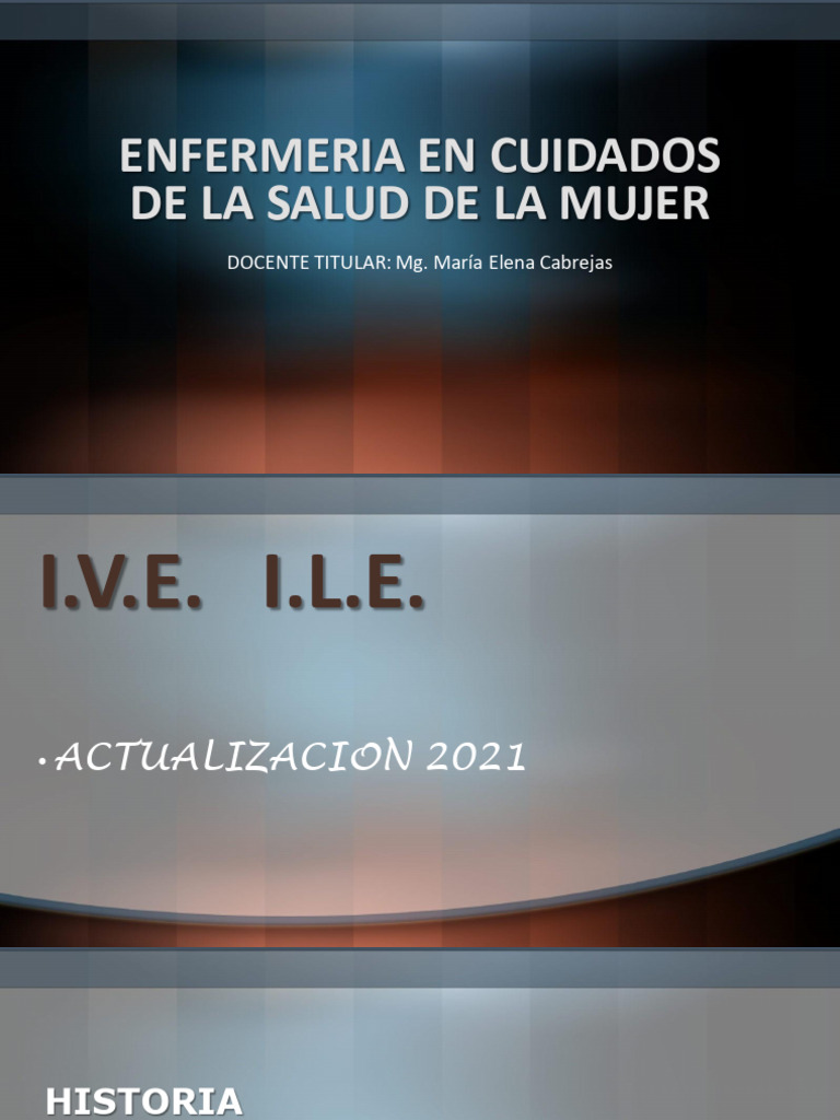 Ive Ile 2021 | PDF | Aborto | Violación