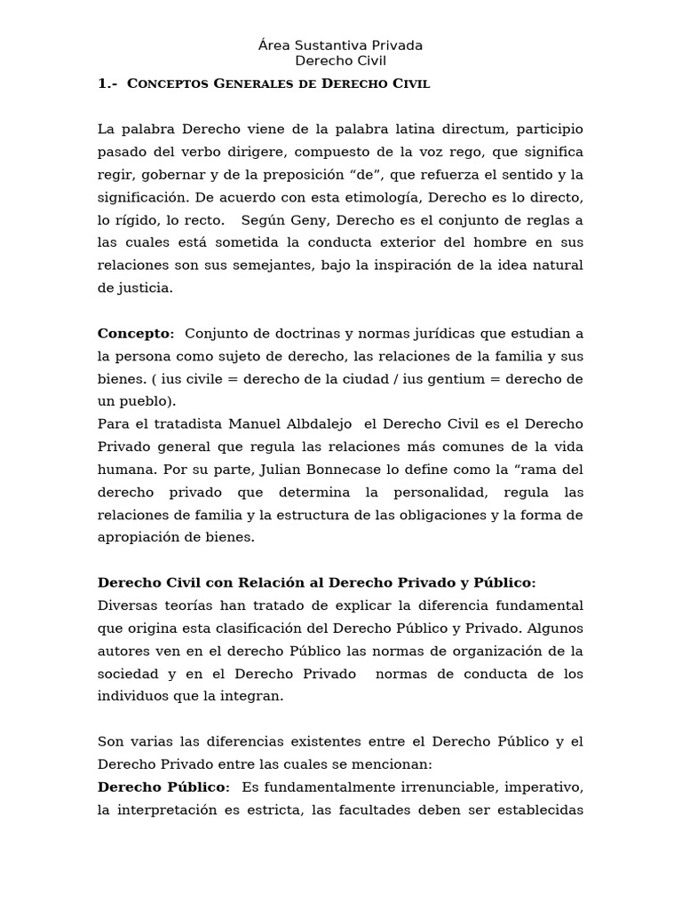 Derecho Civil Contratos | PDF | Ley Pública | Derecho Civil (Common Law)