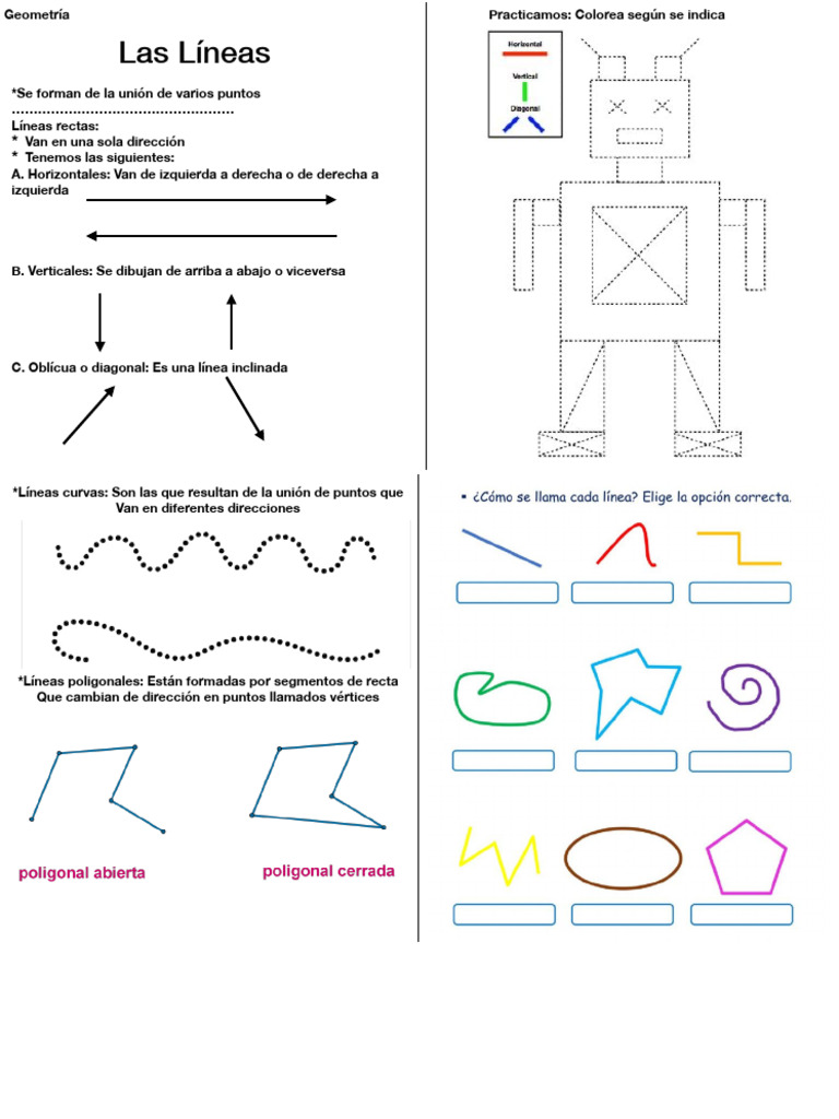 Líneas Geometría | PDF