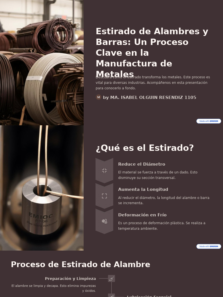 Estirado de Alambres y Barras Un Proceso Clave en La Manufactura de ...