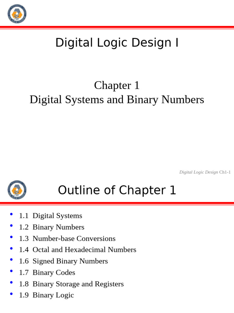 Chapter 1 Digital Systems and Binary Numbers | PDF | Ascii | Binary Coded Decimal