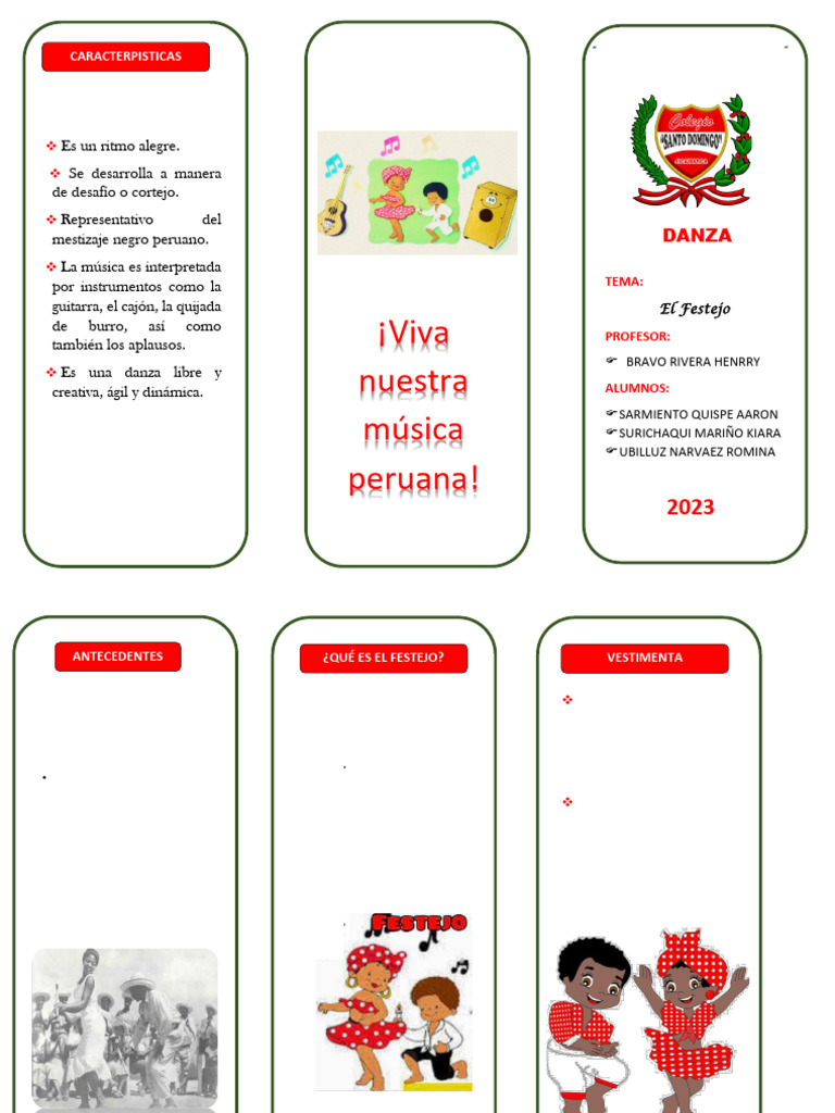 Triptico Festejo | PDF