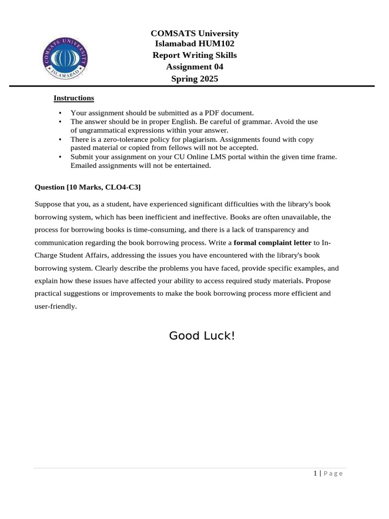 SP25 HUM102 A4 | PDF