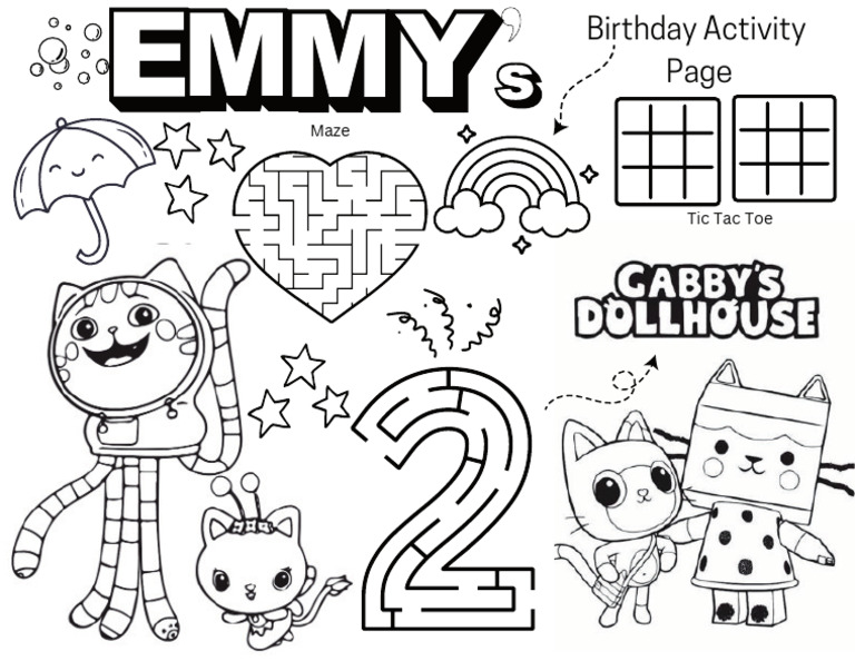 Emmy Coloring Page | PDF
