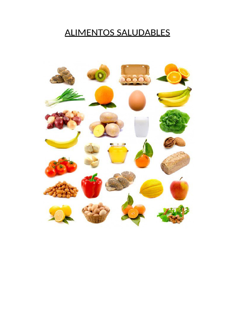 Alimentos Saludables | PDF