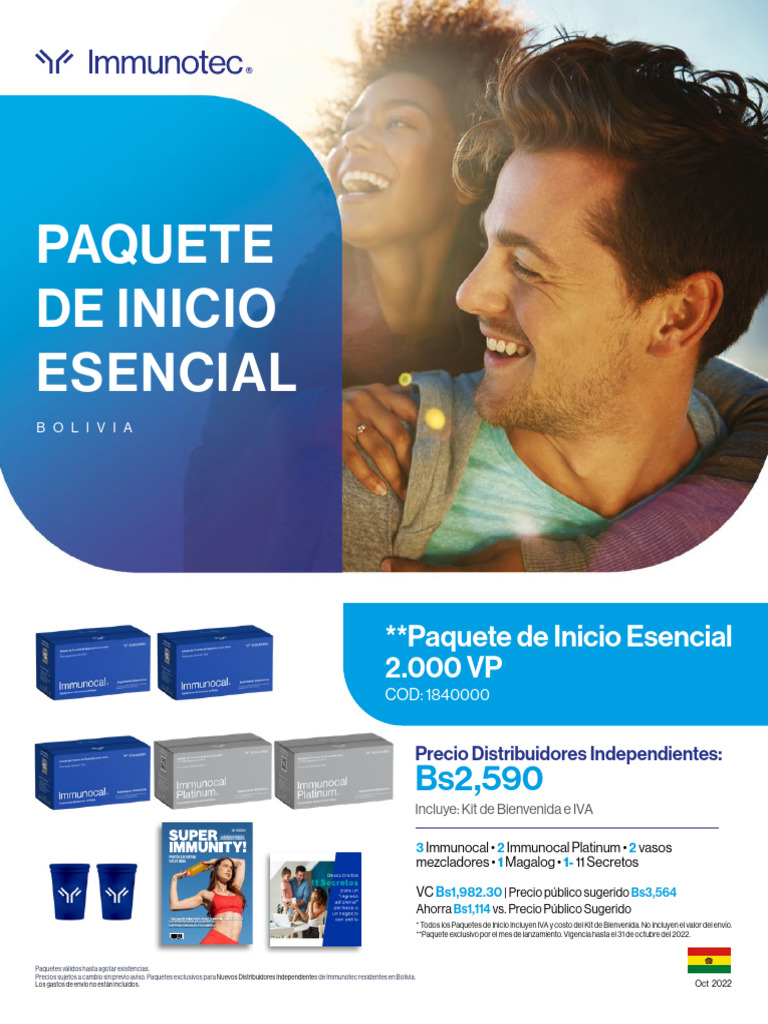 Paquete InicioEsencial BO Oct22-V7 | PDF
