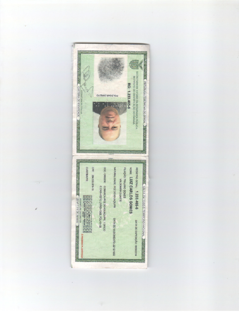 Rg. Luiz Carlos Gomes | PDF