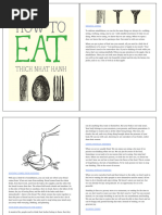 Mindful Eating Meditation Script | PDF | Mouth | Senses