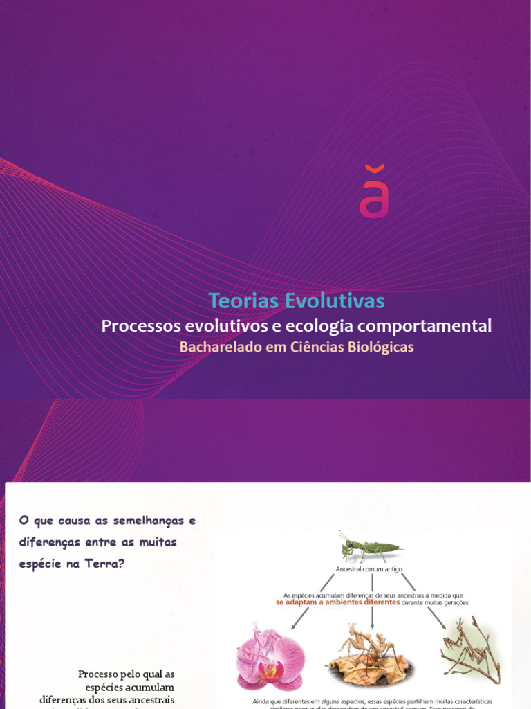 Aula 2 - Historico e Premissas Das Teorias Evolutivas | PDF | Charles ...