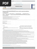 ESPGHAN ESPEN ESPR Guidelines On Pediatric Parenteral Nutrition ...