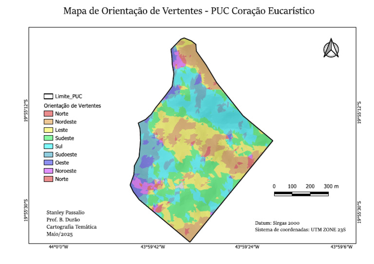 Mapa de Orientção de Vertentes | PDF