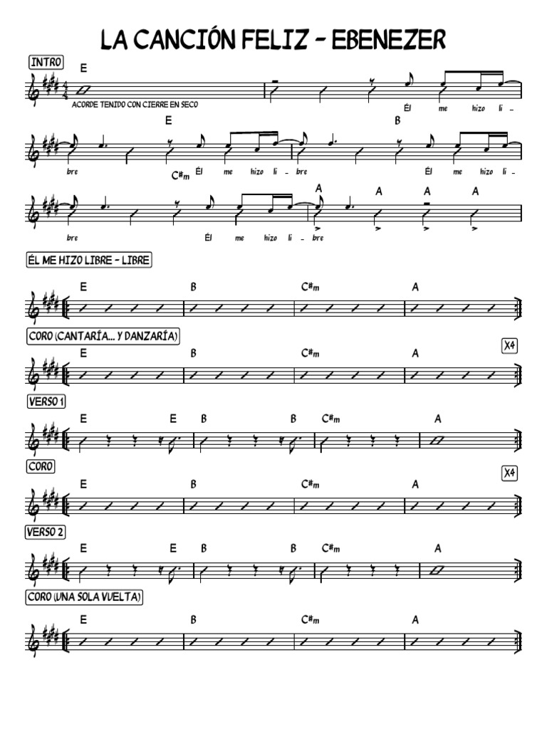 La Canción Feliz - Ebenezer | PDF