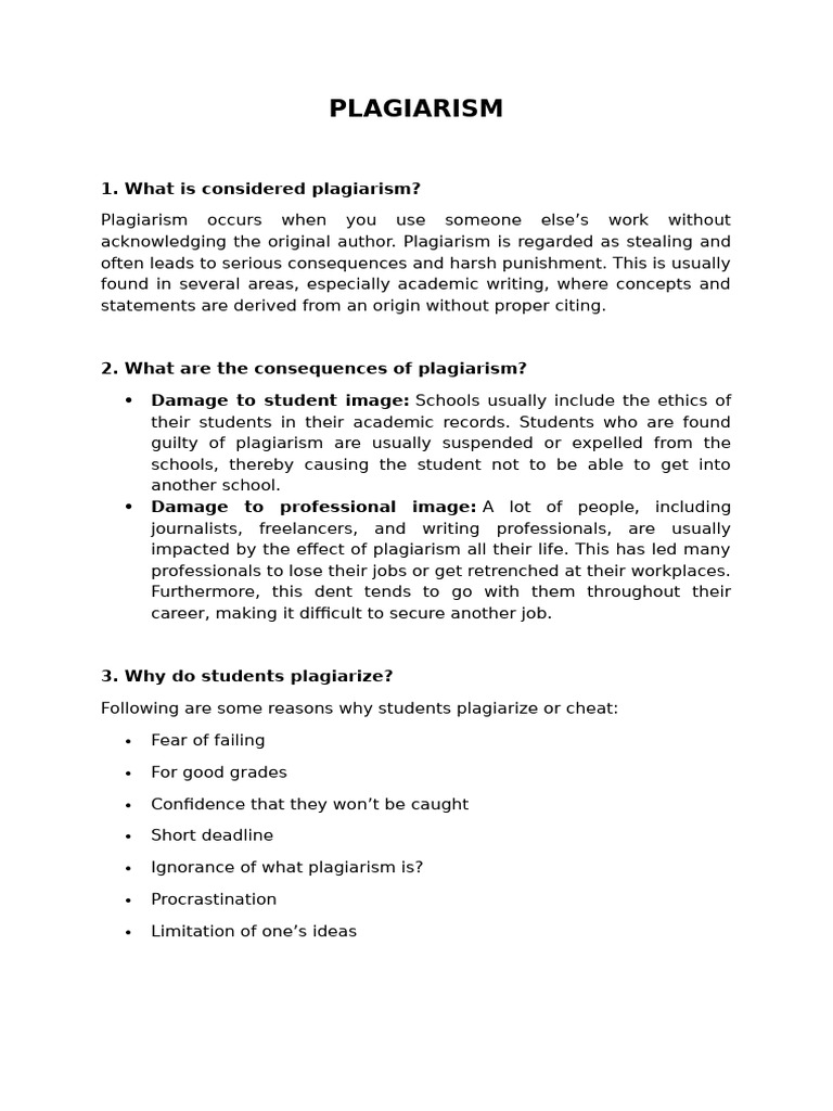 Plagiarism & Ethics in Research | PDF | Plagiarism