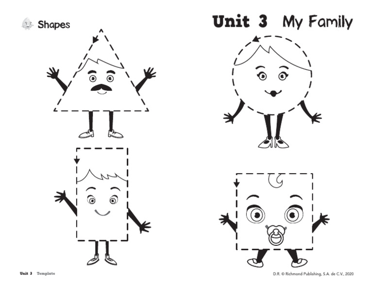 DR1 Unit 3 Shapes Template | PDF