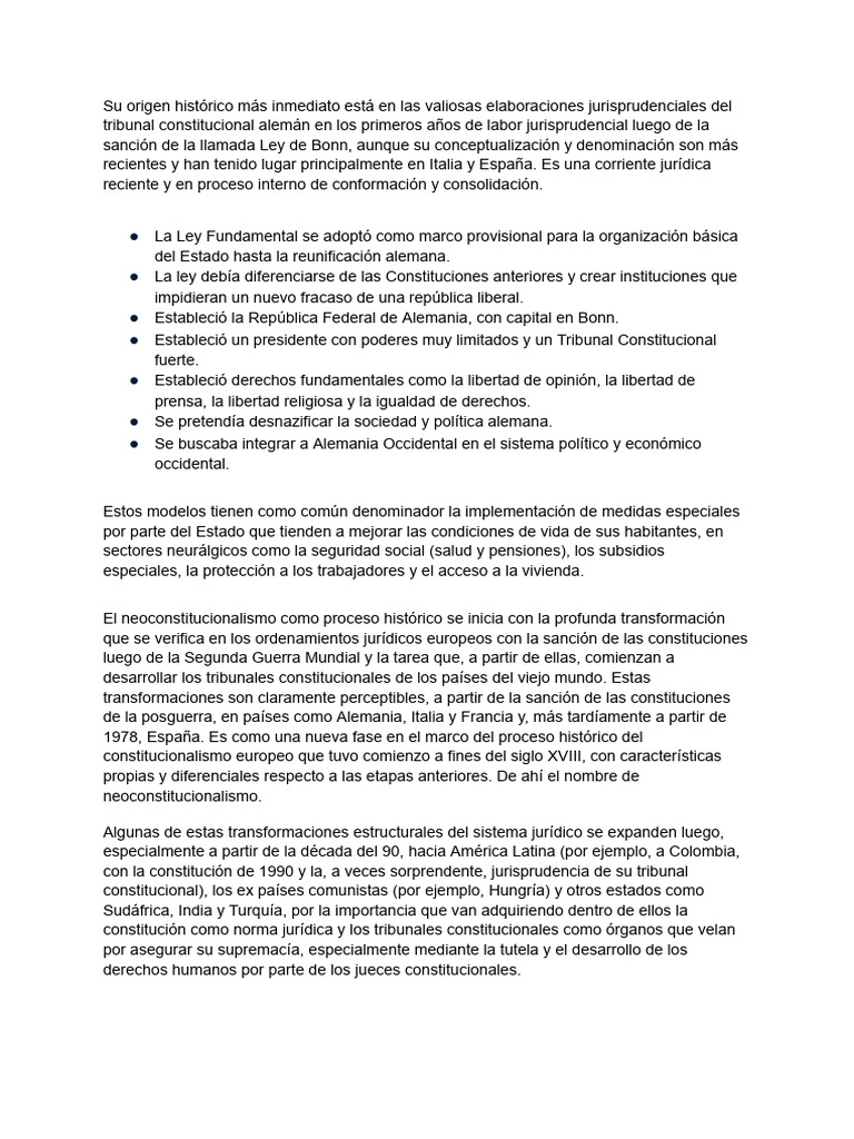 Guion Consti | PDF | Constitución | Caso de ley