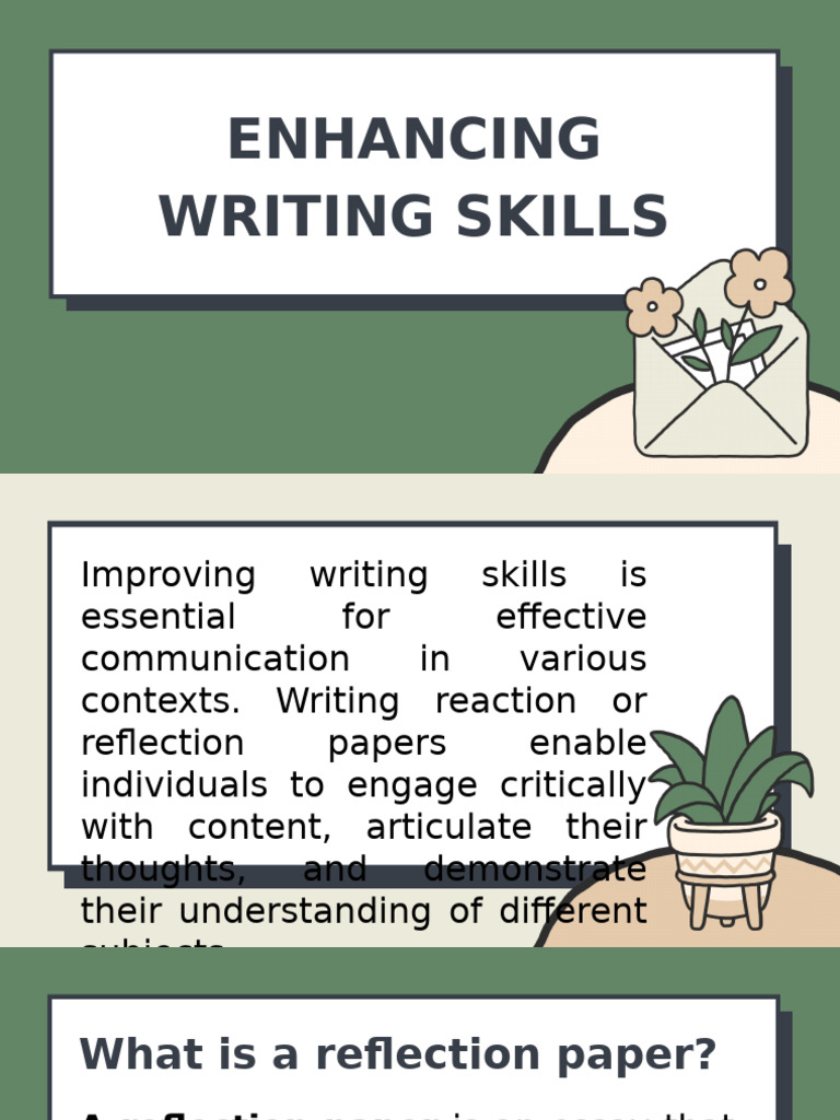 Enhancing Writing Skills | PDF | Proofreading | Essays