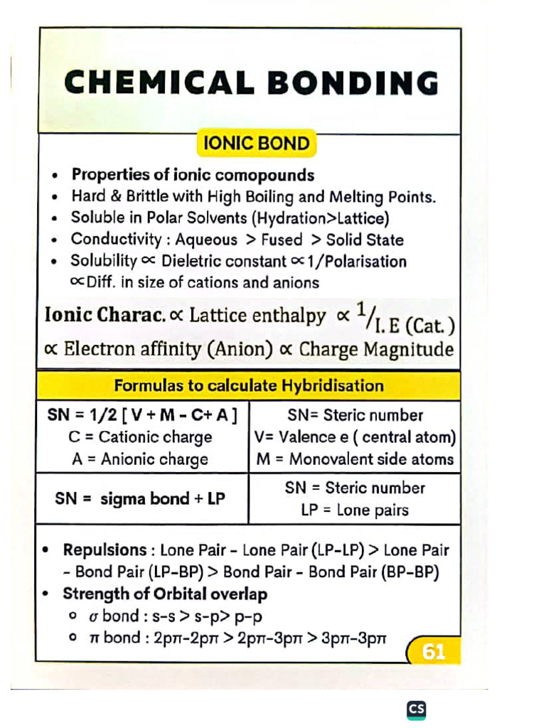 Chemical Bonding | PDF