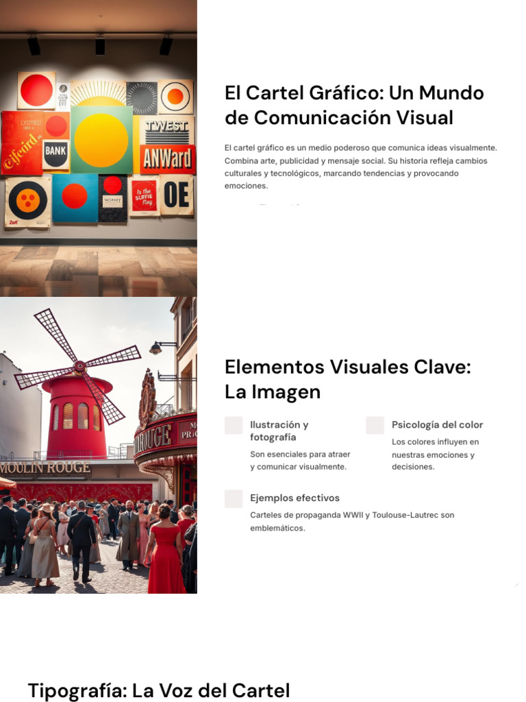 Características del Cartel Gráfico | PDF | Póster | Tipografía