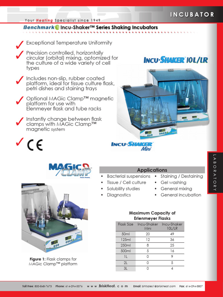 Incu-Shaker™ Series Overview and Specs | PDF