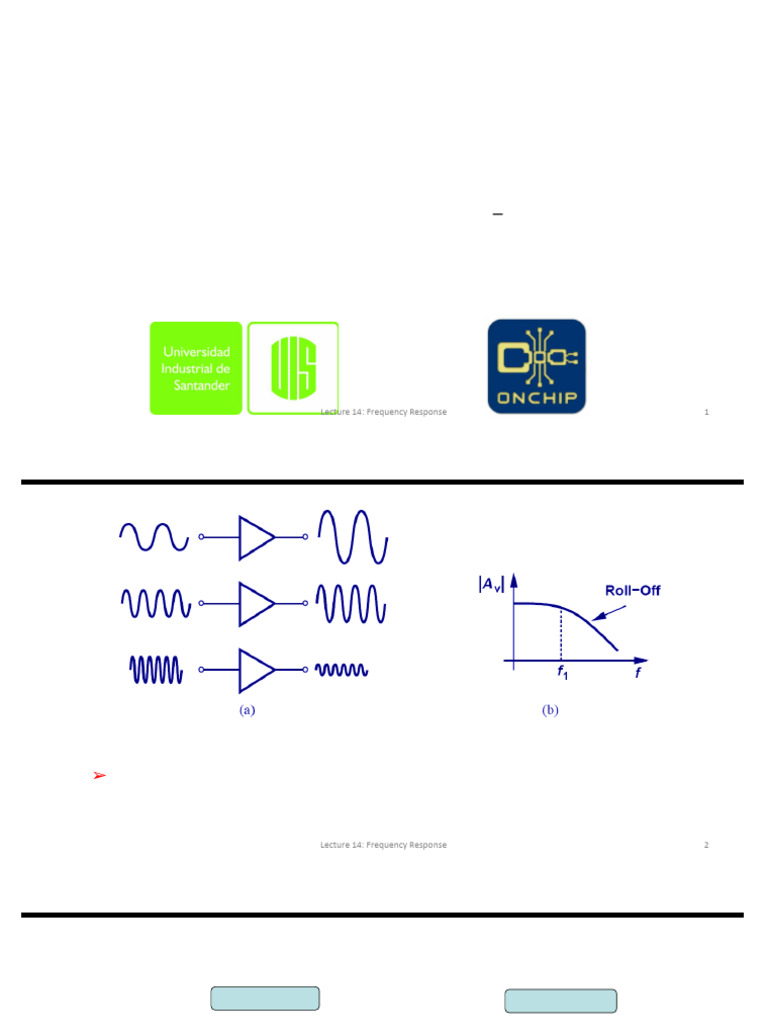 Lect12 Intro Frequency v2 | PDF | Capacitor | Amplifier