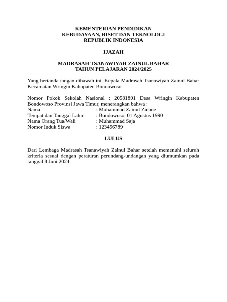 PRAKTEK IJAZAH - 7C | PDF