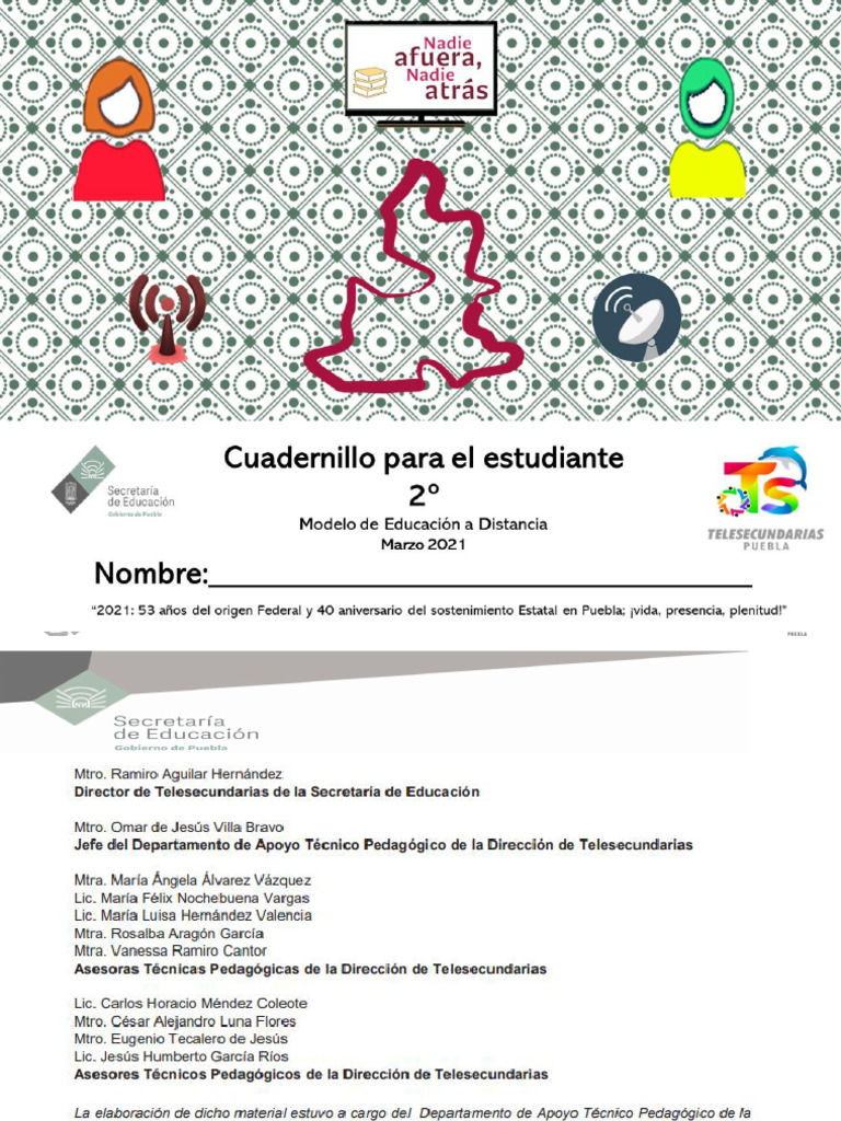 Cuadernillo Segundo Grado Marzo | PDF | Pi | Matemáticas