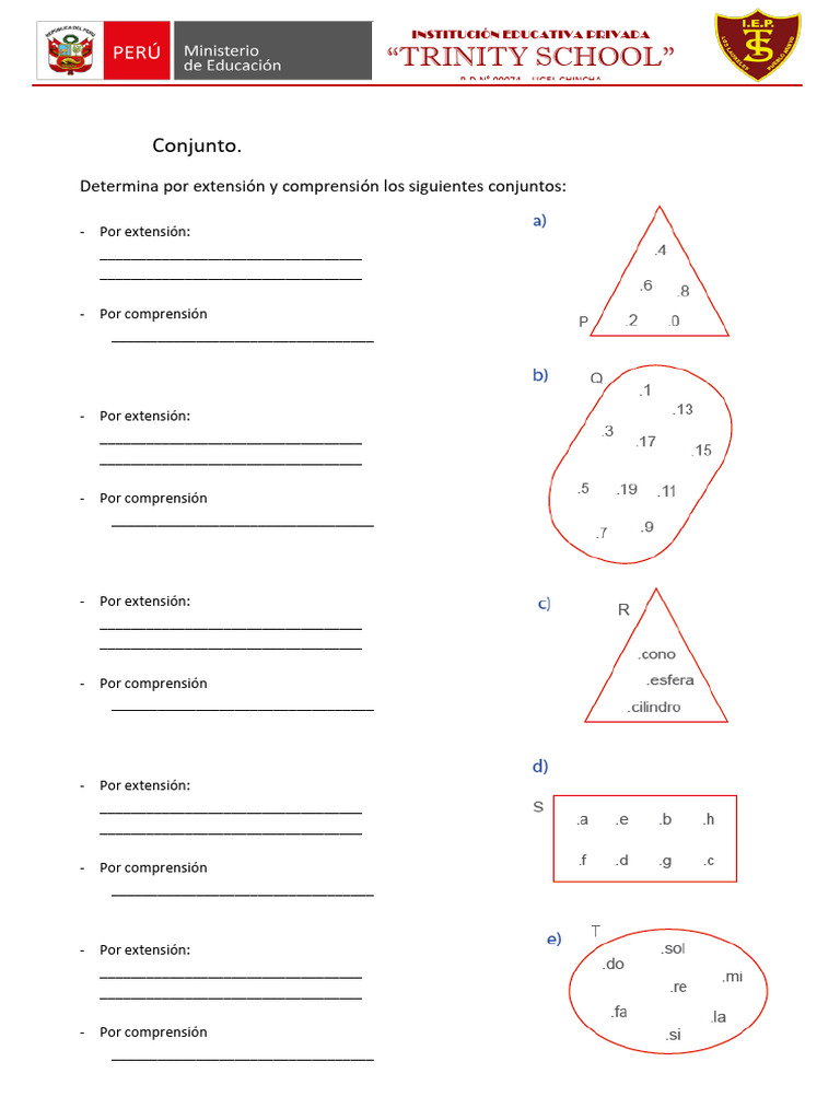 Lunes Conjunto Matemática. | PDF