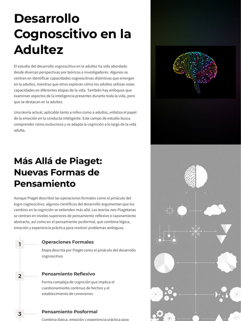 Desarrollo Cognitivo at | PDF | Adultos | Inteligencia emocional